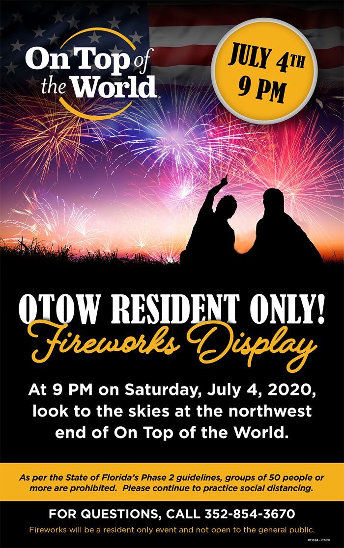 Events | On Top of the World Info