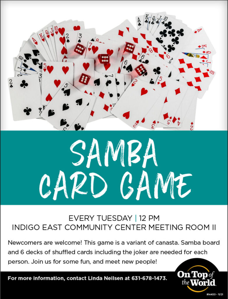 Samba Card Game On Top Of The World Info