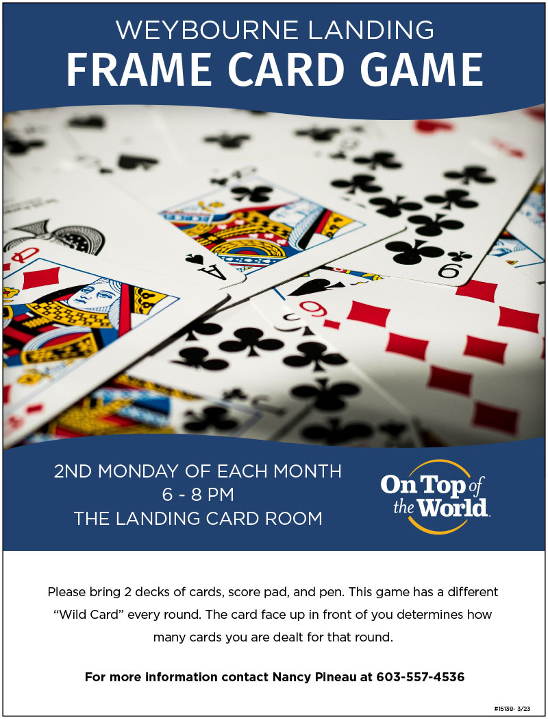 Weybourne Landing: Frame Card Game – On Top of the World Info